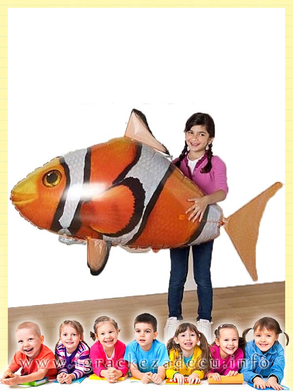 Leteca riba na daljinski | Zlatna ribica NEMO - Igracke za decu, decije ...