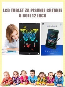 LCD tablet za crtanje i pisanje u boji - 12 inca - Igracke za decu, decije igracke, prodavnica ...