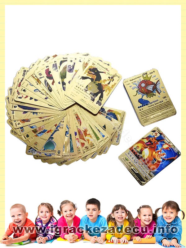 Pokemon zlatni špil karata sa 55 karte - Igracke za decu, decije ...
